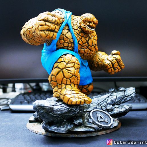 🦾 The Thing High Quality - Fantastic Four - Marvel Comic・ STL File for ...