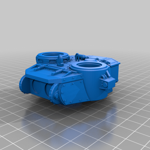 🪖 Rogal Dorn Tank Imperial Guard Astra Militarum Full Hull・Free 3D File for ・Cults