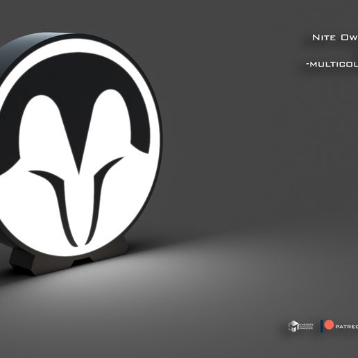 3D file Nite Owl's desk stand 🔦 ・3D printer design to download・Cults