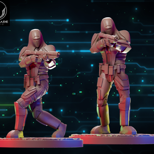 ⭐ star wars shatterpoint mandalorian presupported included・ STL File ...