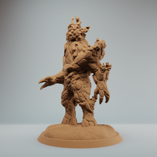 3D file Volcano Fire Elemental Golem - Pre supported 🌋 ・Design to ...