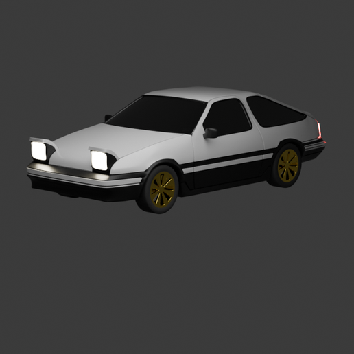 🚗 AE86・ STL File for 3D printing・Cults