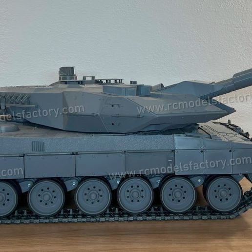 🐆 Leopard 2A6 - RC Tank scale 1/10・ STL File for 3D printing・Cults