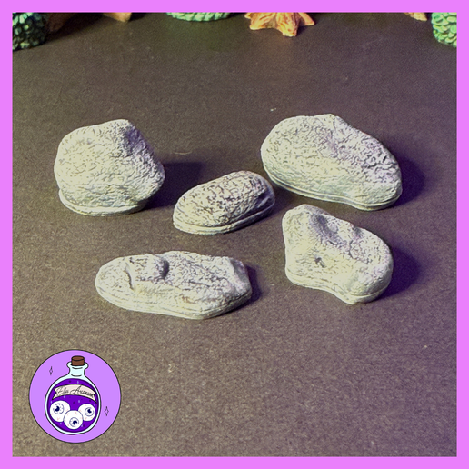 🪨 River Rocks・ 3D File for 3D printing・Cults