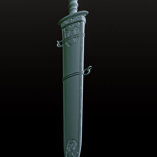 🗡️ Authentic Anglo-Saxon Sword With Scabbard 6th - 7th Century・ 3D File ...