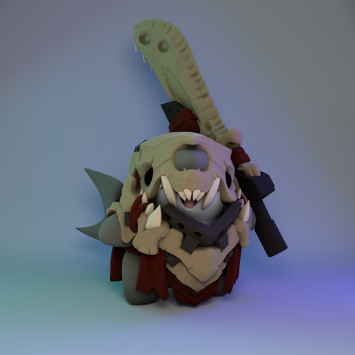 3D file BoneJaw The Shamen 🪐 ・Model to download and 3D print・Cults