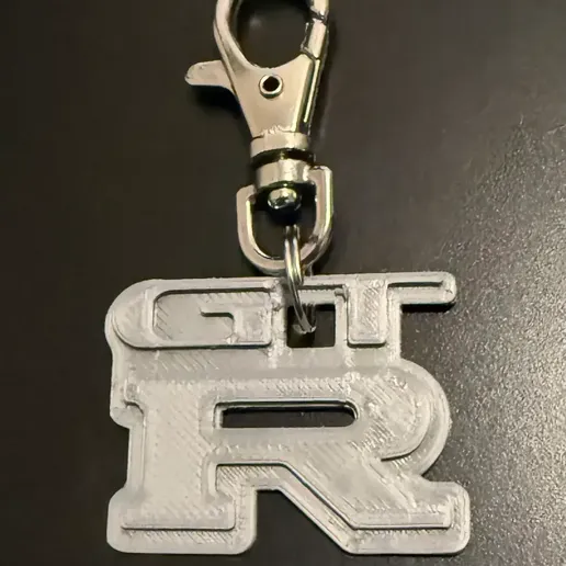 STL file Nissan GTR Logo Keychain 🗝️ (3MF)・Template to download and 3D ...