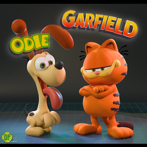 🆕 GARFIELD and ODIE - from the new Garfield movie - Printables・ 3D File ...