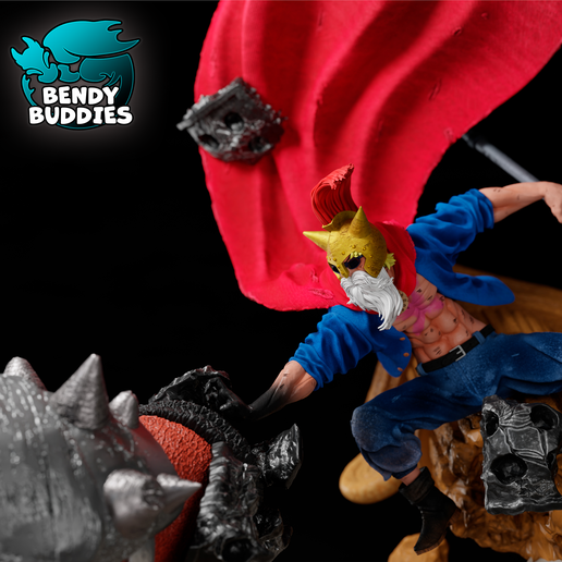 3D file Lucy vs Jesus / One Piece / Anime Corsair / Manga Pirate / Ship ...