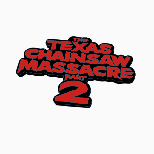 Archivo STL THE TEXAS CHAINSAW MASSACRE PART 2 Logo Display by ...