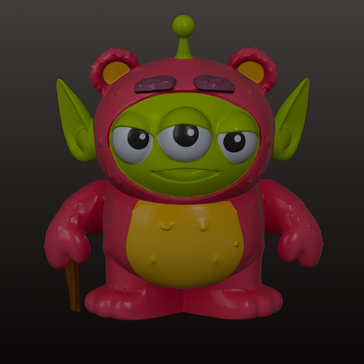 👽 Alien Lotso - marciano - Toy Story・ STL File for 3D printing・Cults