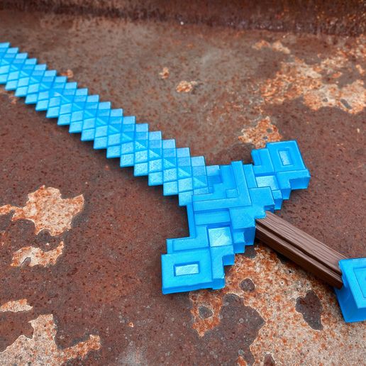 🎬 Minecraft Movie Sword・ 3D File for 3D printing・Cults