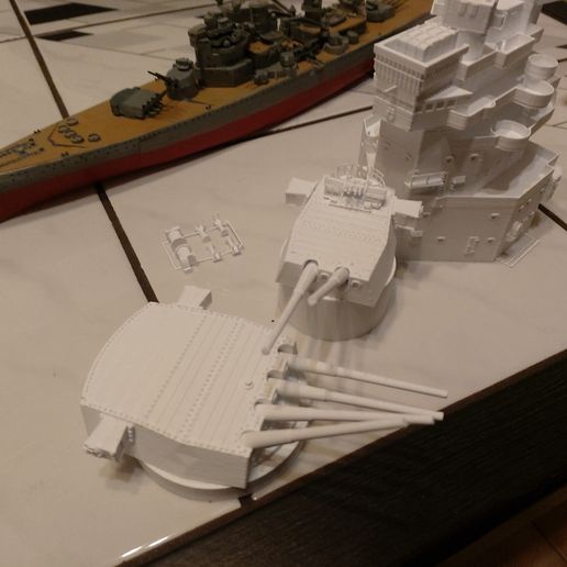 🤴 14 INCH GUNS - KING GEORGE V - TESTOBJECT - 1:200・Free STL File for ...