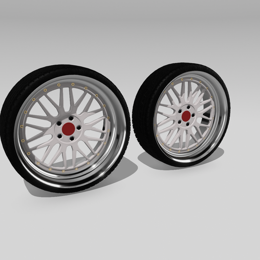 STL file BBS LM Staggered wheelset 🚗 ・3D print object to download・Cults