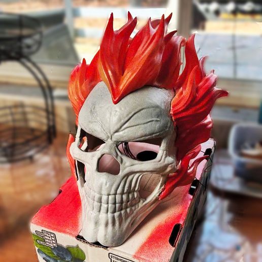 👻 Ghost Rider mask -Agents of SHIELD - Marvel comics 3D print model・3D ...