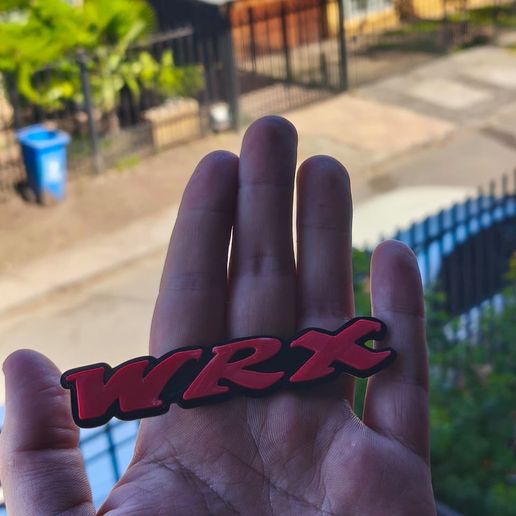 📛 Subaru WRX Badge - Grille & Side Fender Emblem / Sport WRX Badge・ STL ...