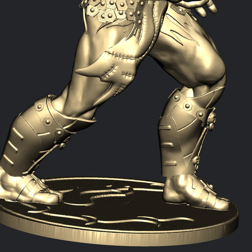 Archivo STL gratis Goro 3D modelo STL FBX 3mf archivo para 3D Print CNC router tallado modelo de ...