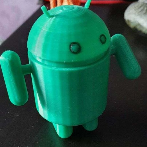 Free STL file Android "Droid" robot box with moveable arms・3D printing ...