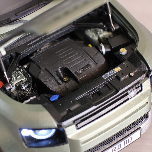 🚗 Land Rover Defender - 3D PRINTED RC CAR・ 3D File for 3D printing・Cults