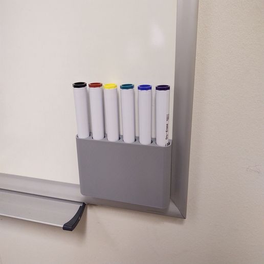 🏢 Dry Erase Marker Caddy・Free 3D File for ・Cults
