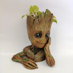3D printed Groot Planter - use new link in desc • made with UNI 250・Cults