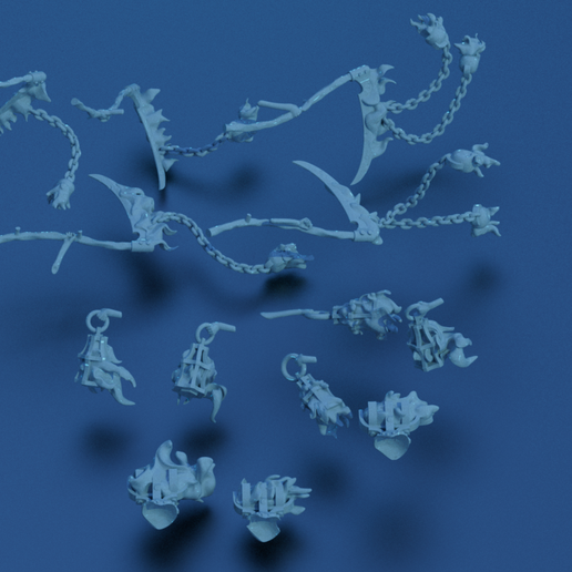 ⚔ Nighthaunt Hexwraith conversion kit・Free STL File for ・Cults