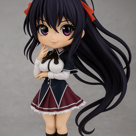 🦸 Akeno Himejima's Q Posket Figure - HighSchool DxD・ 3D File for 3D ...