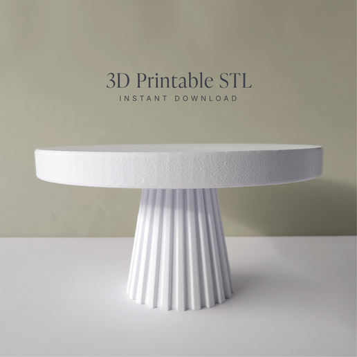 🍰 Cake Stand STL – One Piece 3D Printable Dessert Display Stand・ 3D ...
