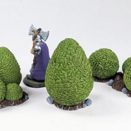🌳 Bush & Tree Set・ 3D File for 3D printing・Cults
