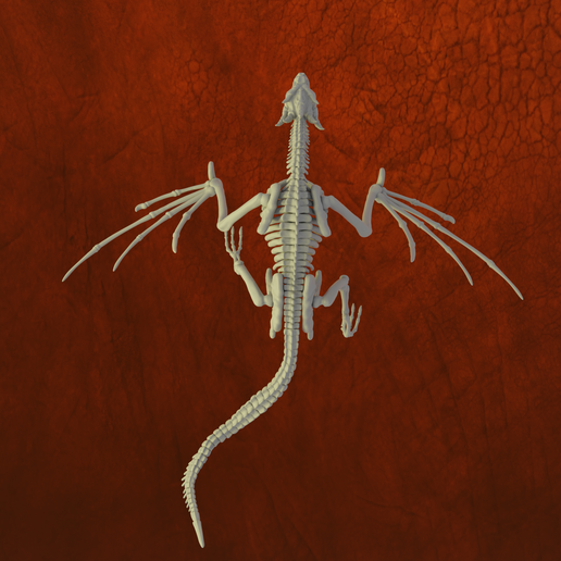incomplete dragon skeleton
