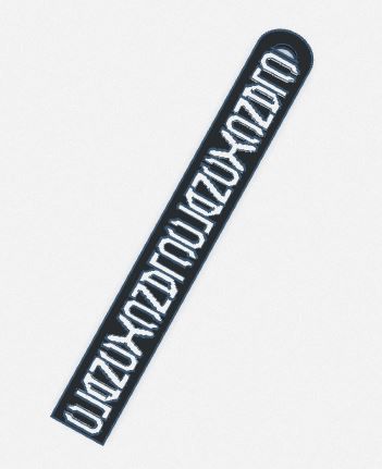 🔑 key ring clancy twenty one pilots ribbon key ring・ STL File for 3D ...