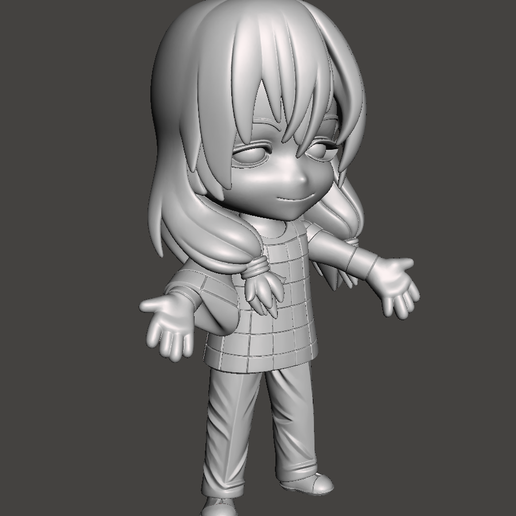 🗿 Mahito Nendoroid Style 3D Print from Jujutsu Kaisen・ STL File for 3D ...