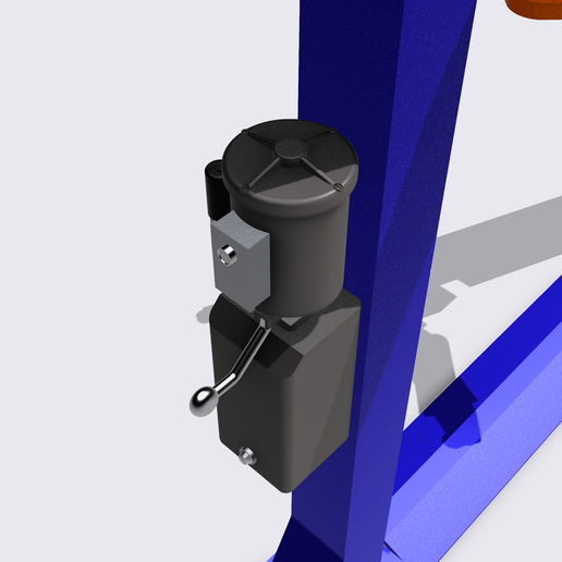 🚗 2 Post Car Lift with adjustable elements for diorama・ STL File for 3D ...