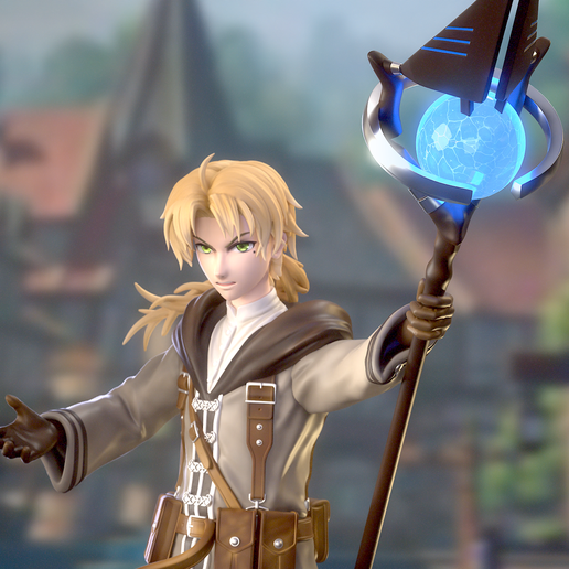 👨 Rudeus Greyrat (Mushoku Tensei) Anime Figure For 3D Printing・ 3D File ...