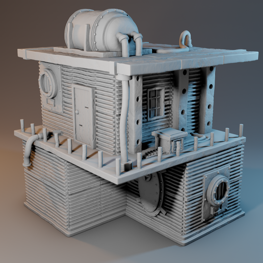🎲 Post Apocalypse tabletop - Entire collection・ 3D File for 3D printing ...