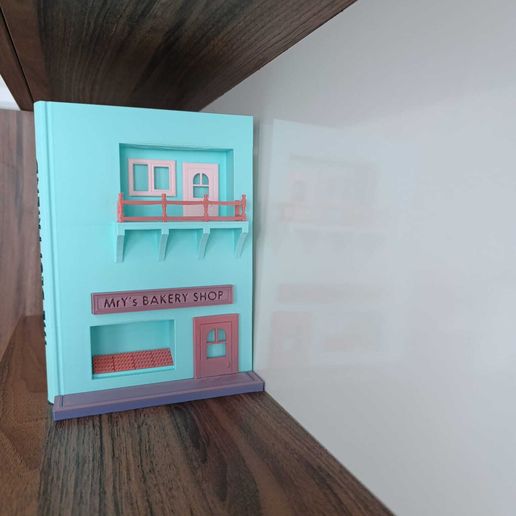 STL file Bookend Charming Building Design 📚 ・3D print object to ...