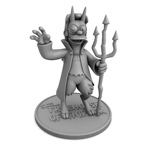 😈 Devil Flanders - The Simpsons Treehouse of Horror・ STL File for 3D ...