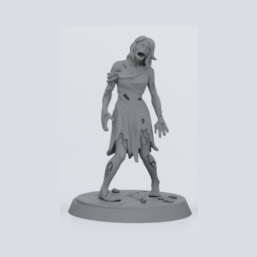 😵 Shambling Dead – Classic Zombie Horde (28mm DnD Undead Pack)・ STL ...