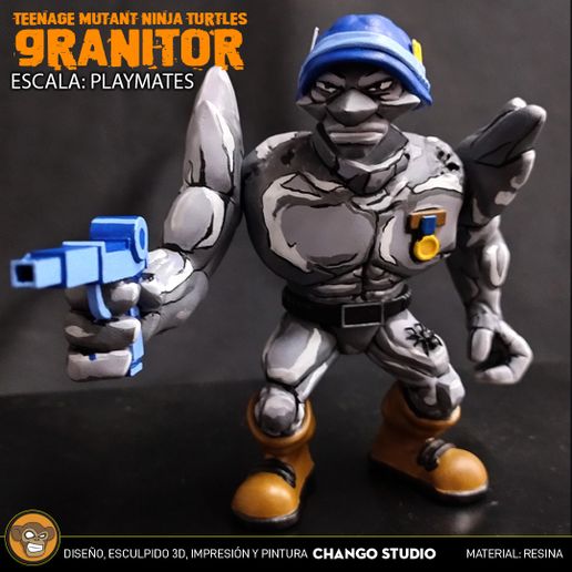 🥷 TMNT - GRANITOR - Teenage Mutant Ninja Turtles - Las Tortugas Ninja ...