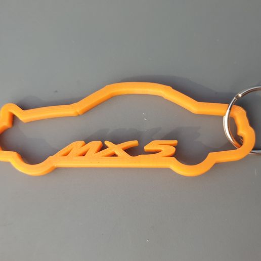 🚗 Mazda MX5 Miata Keychain (Multiple Files!)・ STL File for 3D printing ...