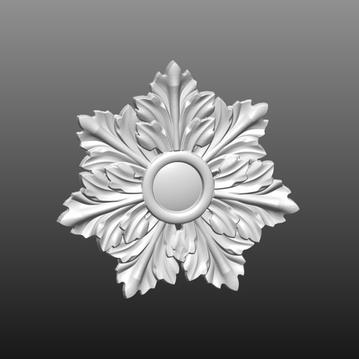 🏵️ 3D rosette・ 3D File for 3D printing and CNC machining - Laser ...