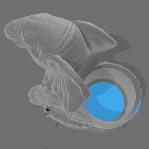 STL file 2 em 1 Suporte Alexa Echo Dot 4a e 5a Geração Elefante Sentado ...