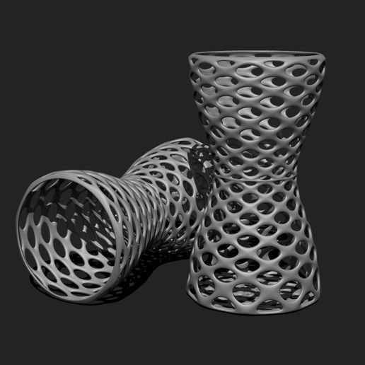 🏺 Modern Parametric Vase STL File for 3D Printing - Vase 06 A・ 3D File ...