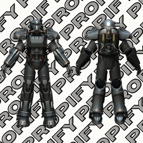 🎭 Fallout T60 Power Armor 3D Model Replica STL・ 3D File for 3D printing・Cults