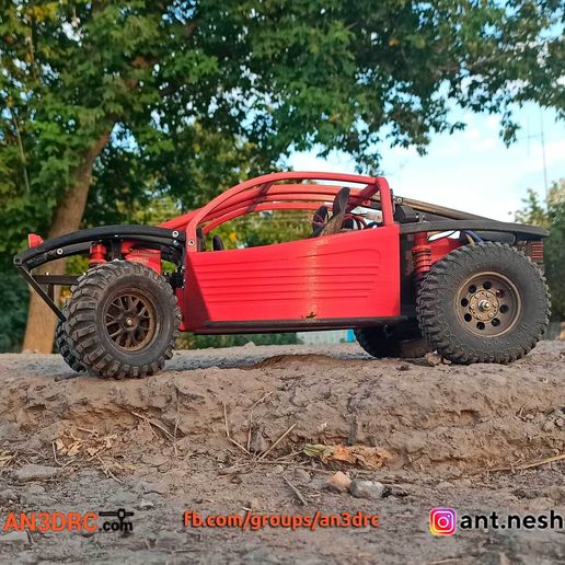 🚗 3D Printed RC Car 2wd buggy "E-basher" by AN3DRC・ 3D File for 3D ...