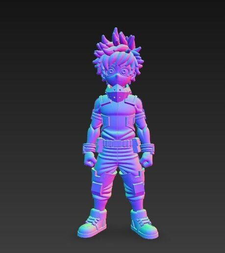 🦸 Hero Trainee Highly Detailed Anime Character 3D Print Model・ STL File ...