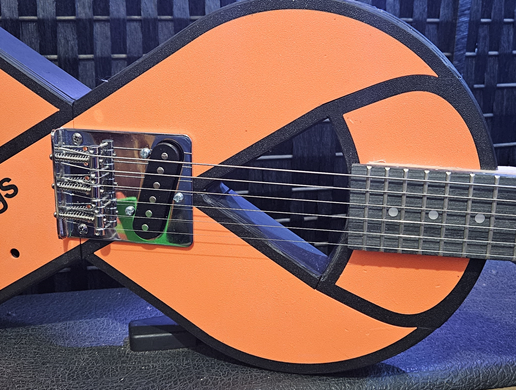 ♋ Cinta de cáncer Guitarra eléctrica Hopecaster・Archivo STL Gratis para ...
