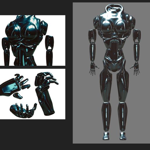 Archivo STL Combination Robotics 🎛️ (OBJ)・Design para impresora 3D para ...