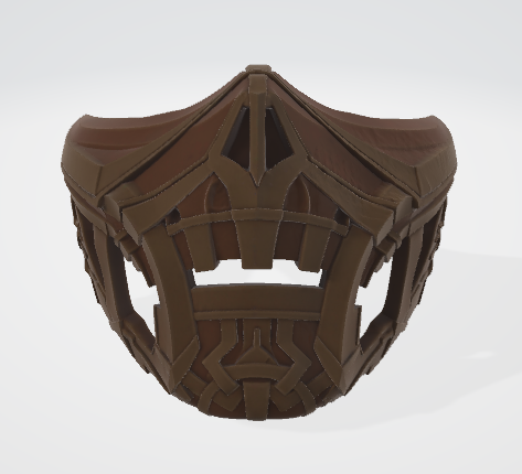 🦂 Scorpion Mortal Kombat Movie Mask・ STL File for 3D printing・Cults