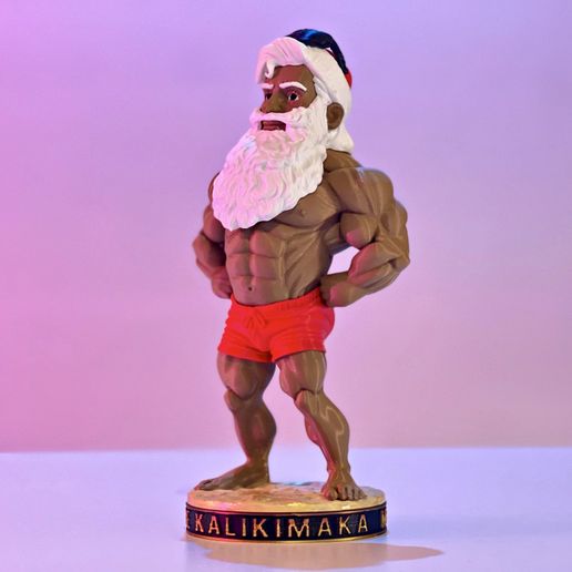 🎅🌴 Buff Santa: Island Holiday Mode・ 3D File for 3D printing・Cults